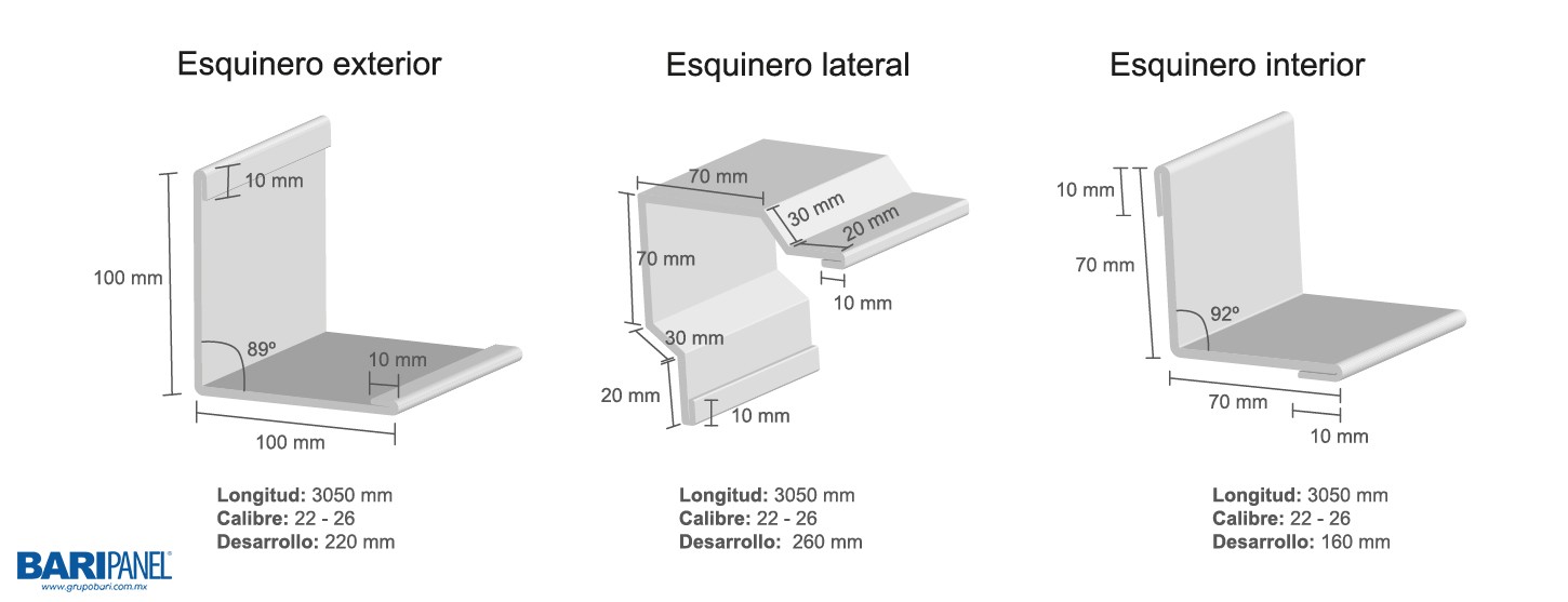 Remates de Lámina | BARIPANEL